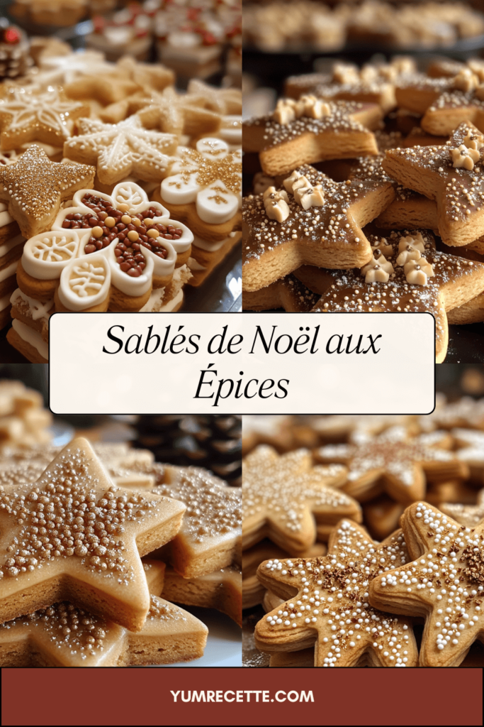 Sablés de Noël aux Épices - Recette Traditionnelle Festive